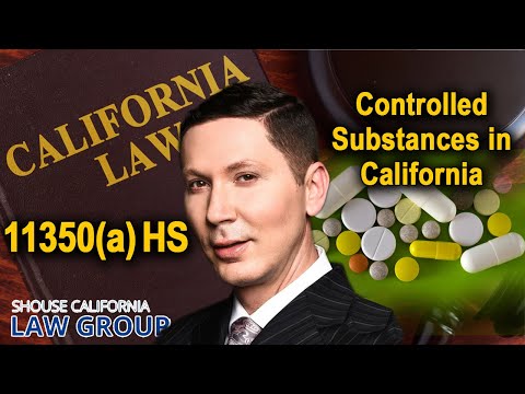 11350(a) HS - Possession of a Controlled Substance California