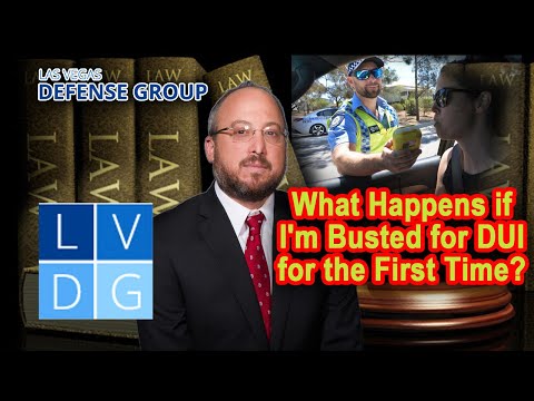 1st DUI in Las Vegas Nevada (4 things you MUST know)