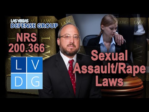 NRS 200.366 - Sexual Assault & Rape Laws in Nevada