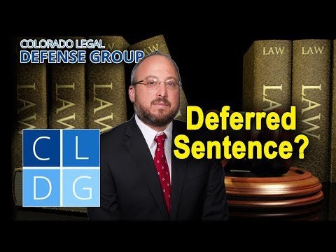 What is a "deferred judgment and sentence" in Colorado?