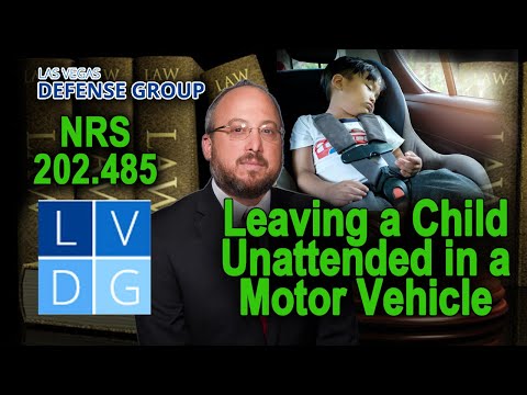 NRS § 202.485 - Leaving Child Alone in Car in Nevada