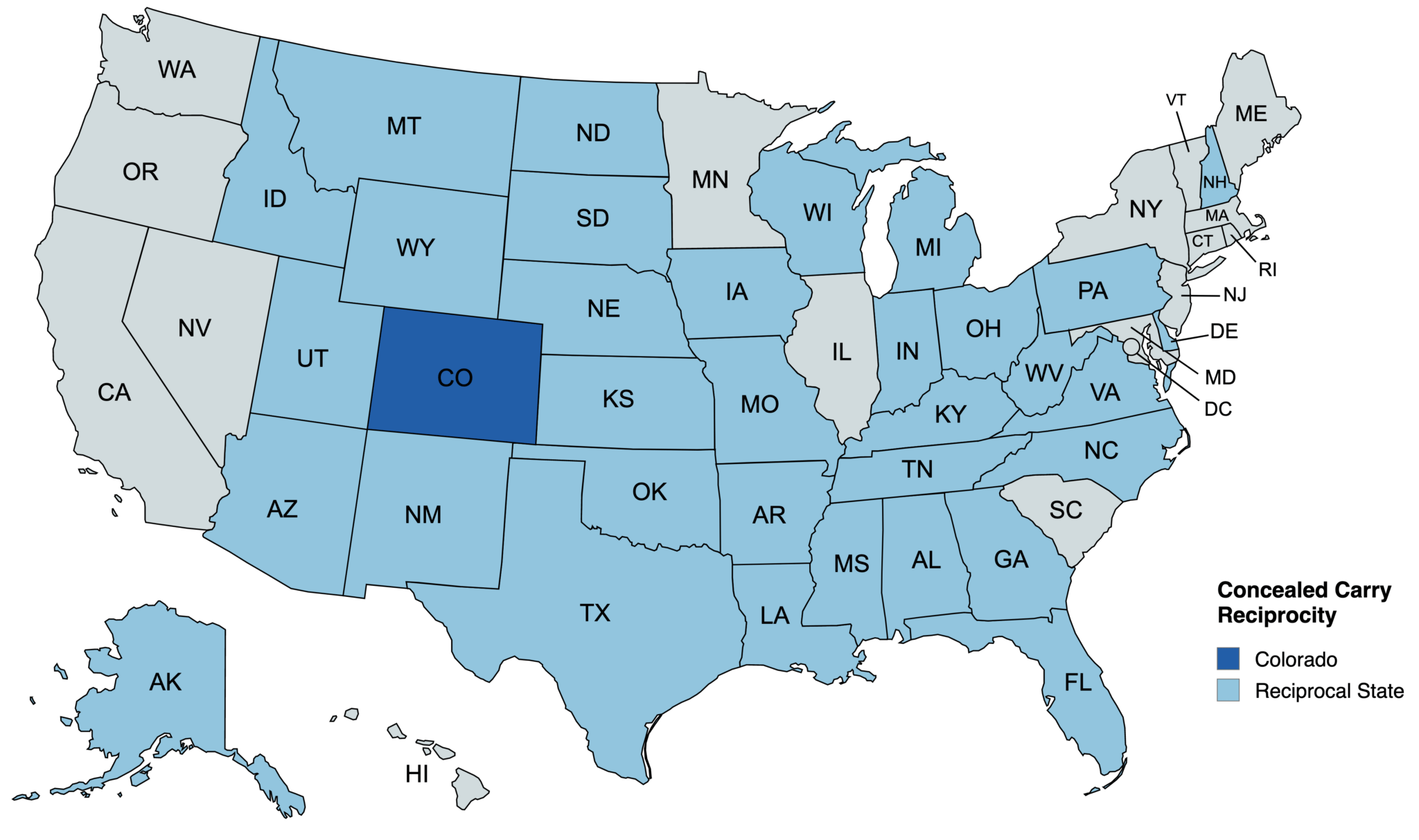 Colorado Concealed Carry Reciprocity - 3 things to know